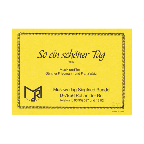 So ein schöner Tag, 33,50